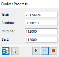 Evolver Progress Window