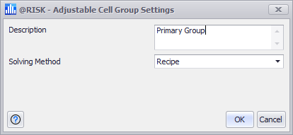 Grouping Adjustable Cell Ranges